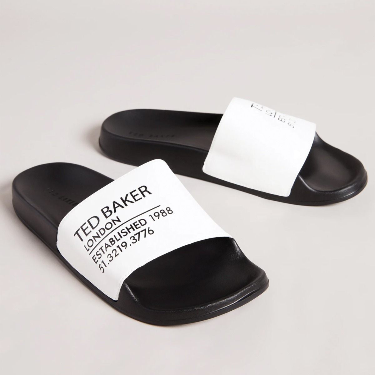 Ted Baker Γυναικεία Slides Άσπρο 260752 WHITE | Koniarisshoes.gr