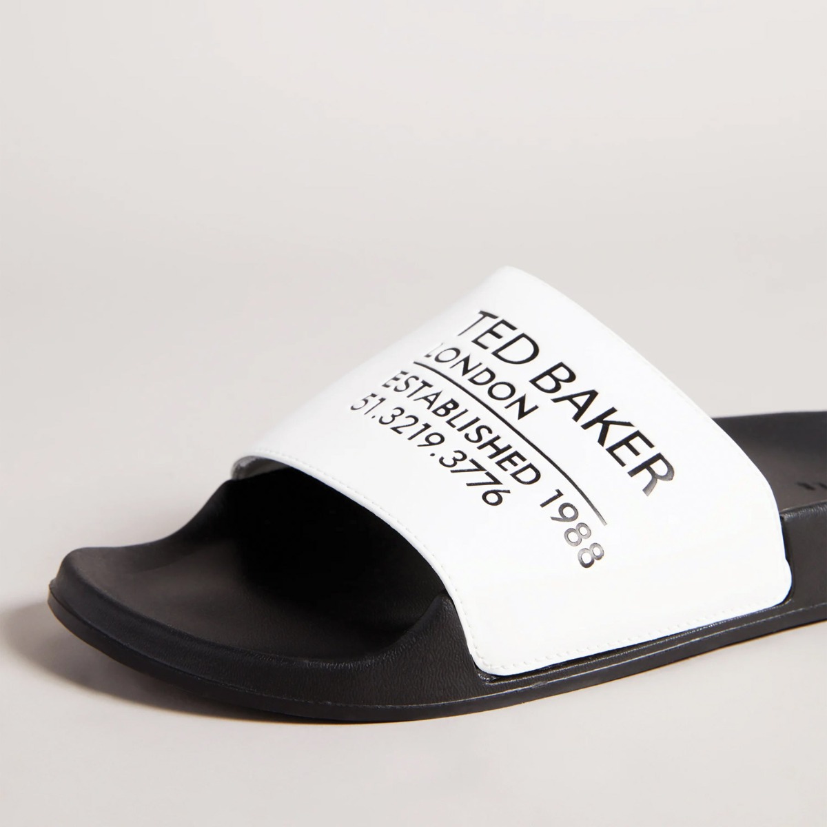 Ted Baker Γυναικεία Slides Άσπρο 260752 WHITE | Koniarisshoes.gr