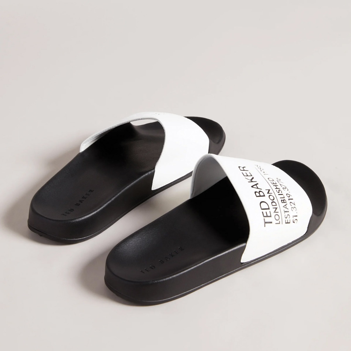 Ted Baker Γυναικεία Slides Άσπρο 260752 WHITE | Koniarisshoes.gr