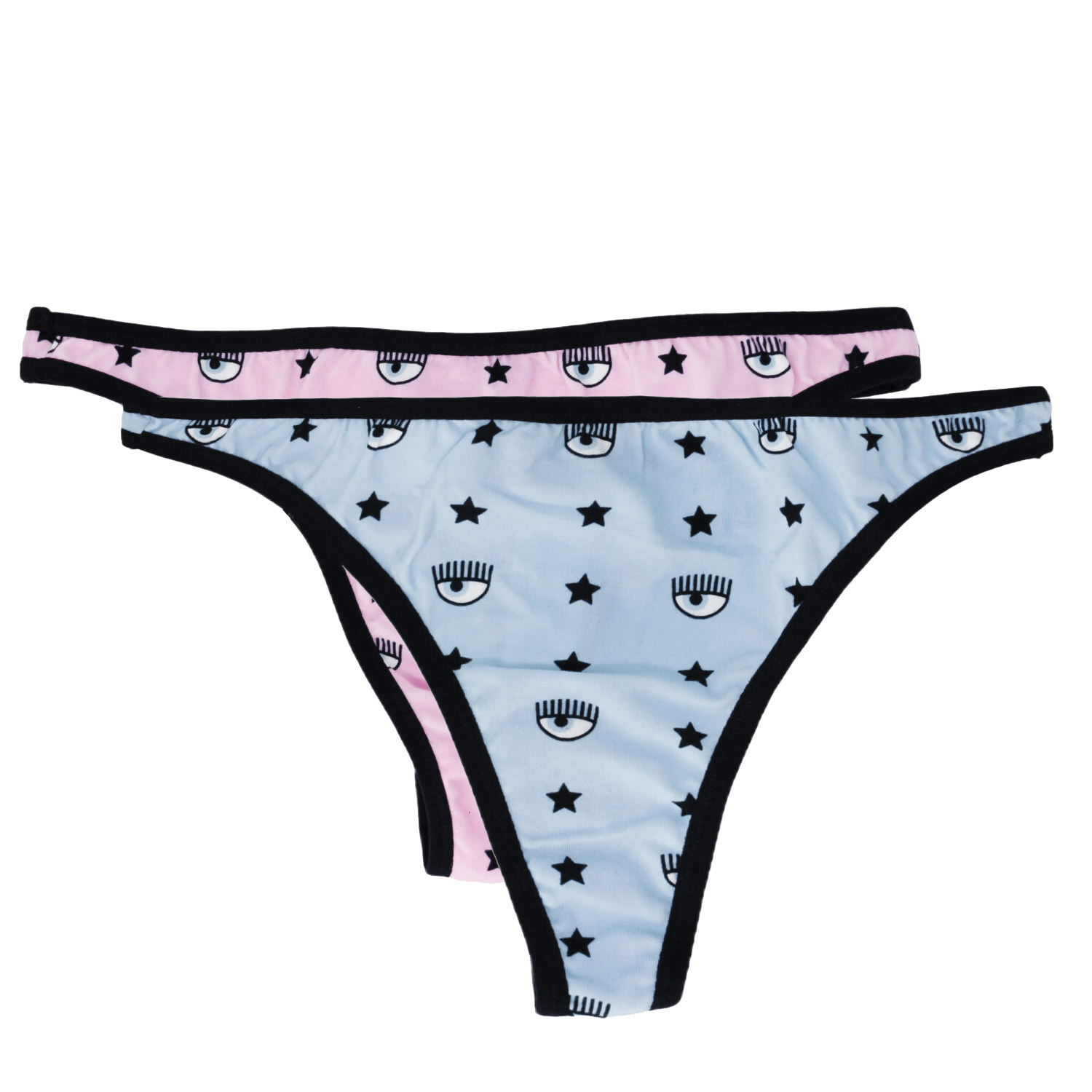 Chiara Ferragni String 2Pack ΡΟΖ ΓΑΛΑΖΙΟ V7A13114923 3242 | Koniarisshoes.gr